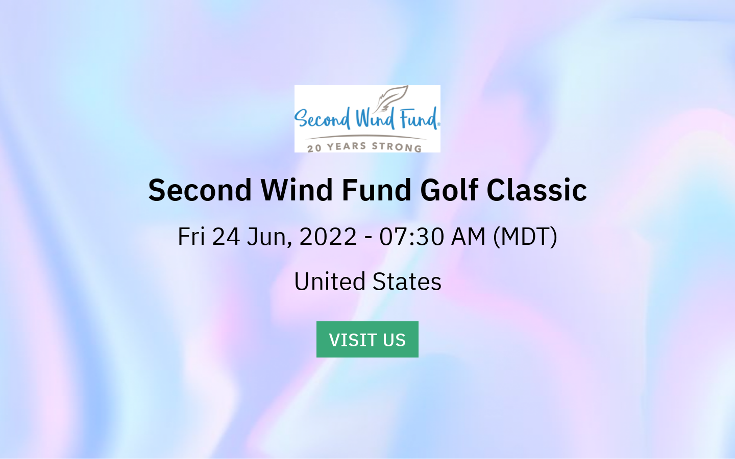 Second Wind Fund Golf Classic