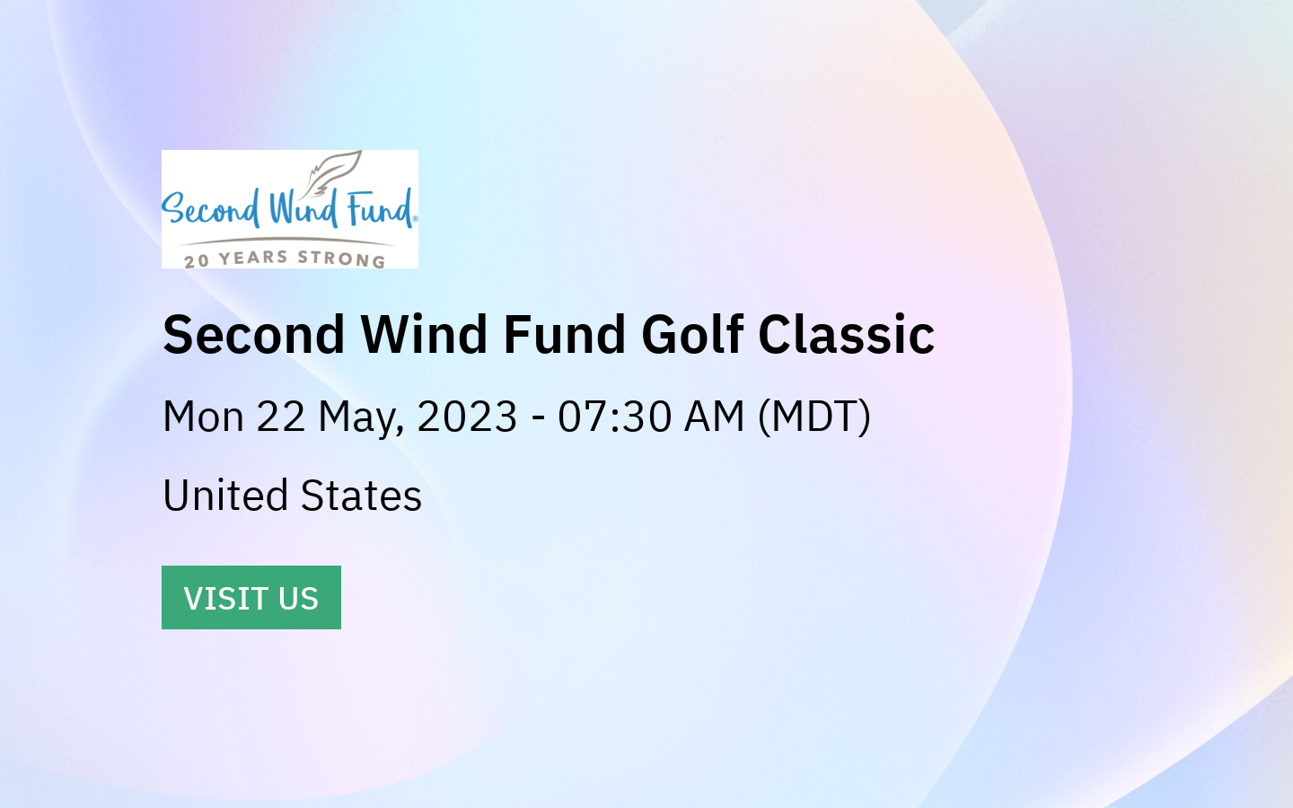 Second Wind Fund Golf Classic